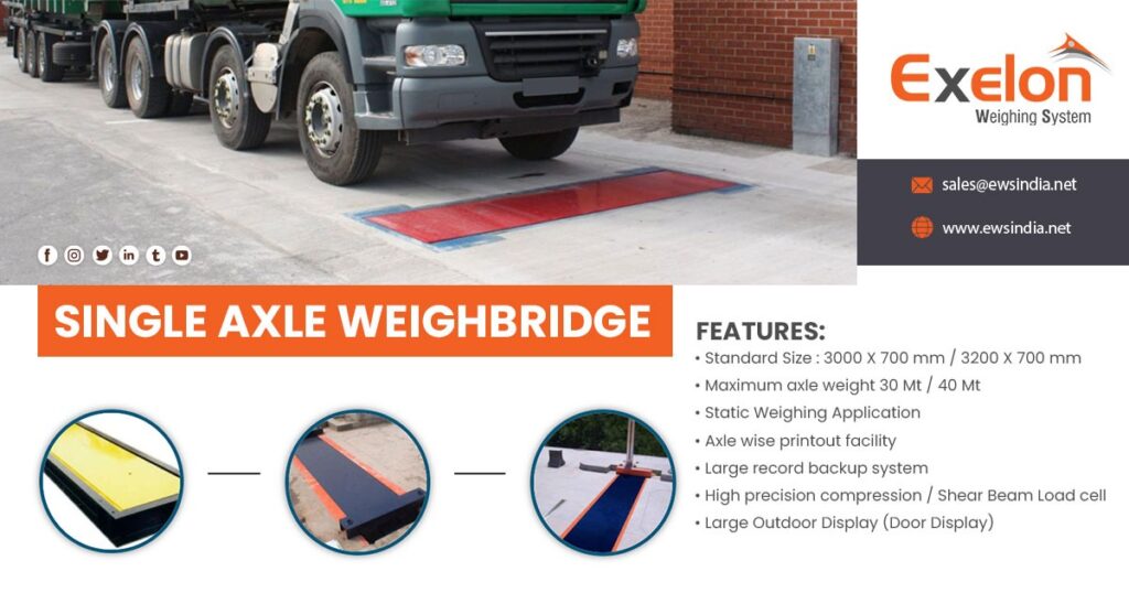 Supplier of Single Axle Weighbridges In Maharashtra - EXELON WEIGHING ...